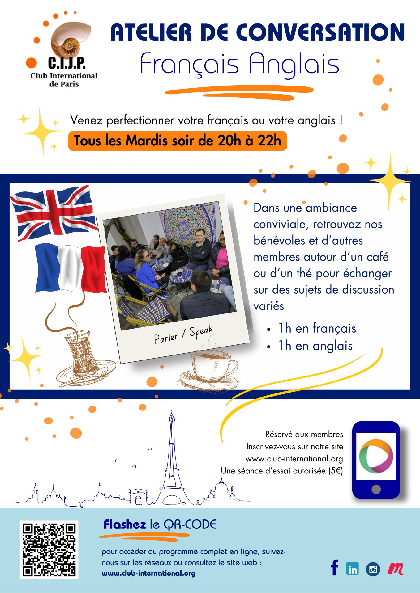 Ateliers de conversation – Fiap Paris