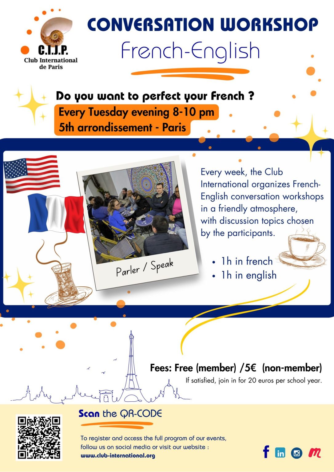 Conversation workshops – Fiap Paris
